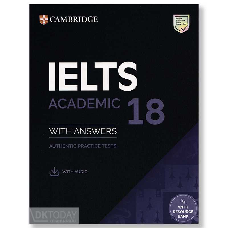 CAMBRIDGE IELTS 18 ACADEMIC:SB+ANS+AUDIO&RESOURCE BANK (9781009275187 ...