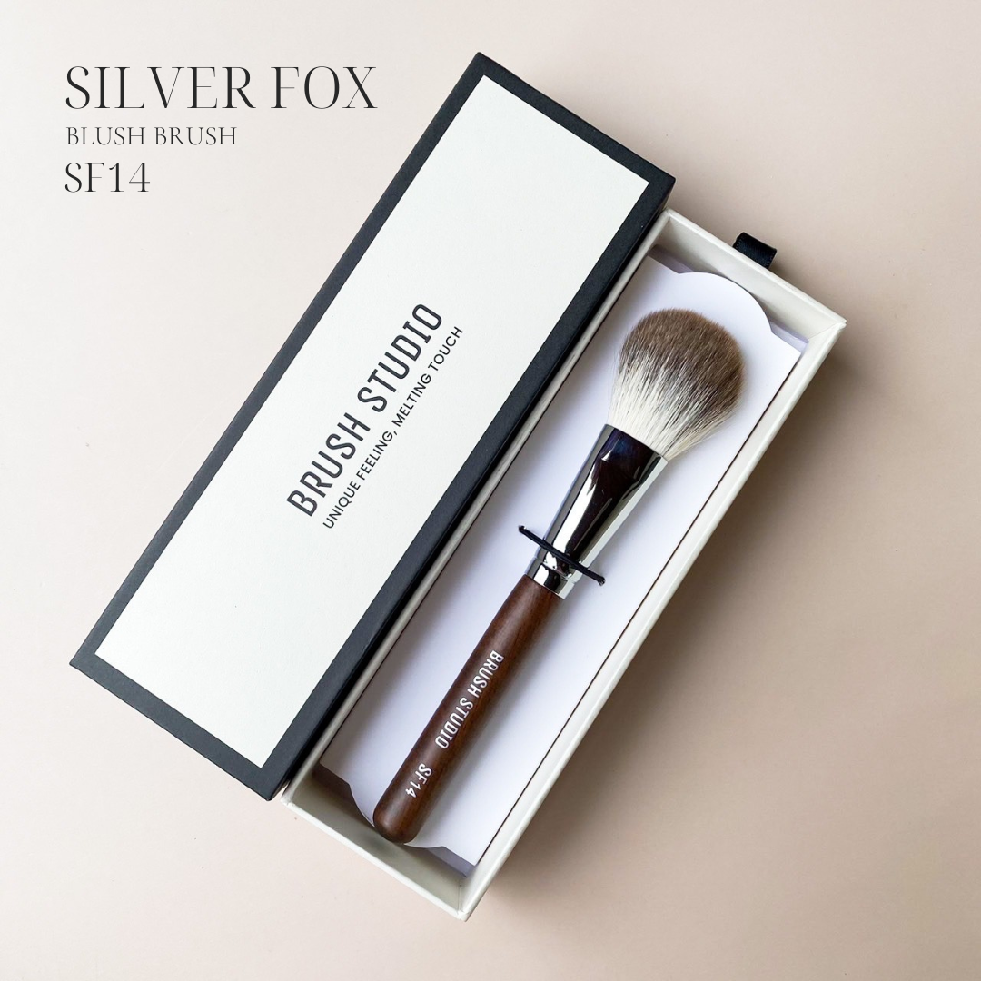 BRUSH STUDIO SF14 Silver Fox Blush Brush : แปรงปัดแก้มขนจิ้งจอกเงิน ...
