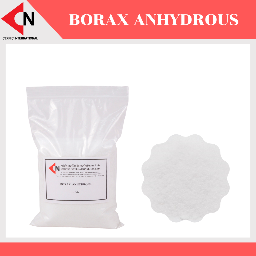 Borax Anhydrous (Na2B4O7) สารบอแรกซ แอนไฮดรัส 1 กิโลกรัม | LINE SHOPPING