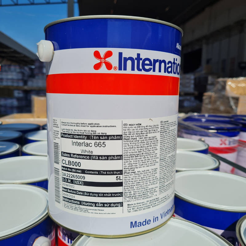 Interlac 665 สีน้ำมันทับหน้า ความจุ 5ลิตร | LINE SHOPPING