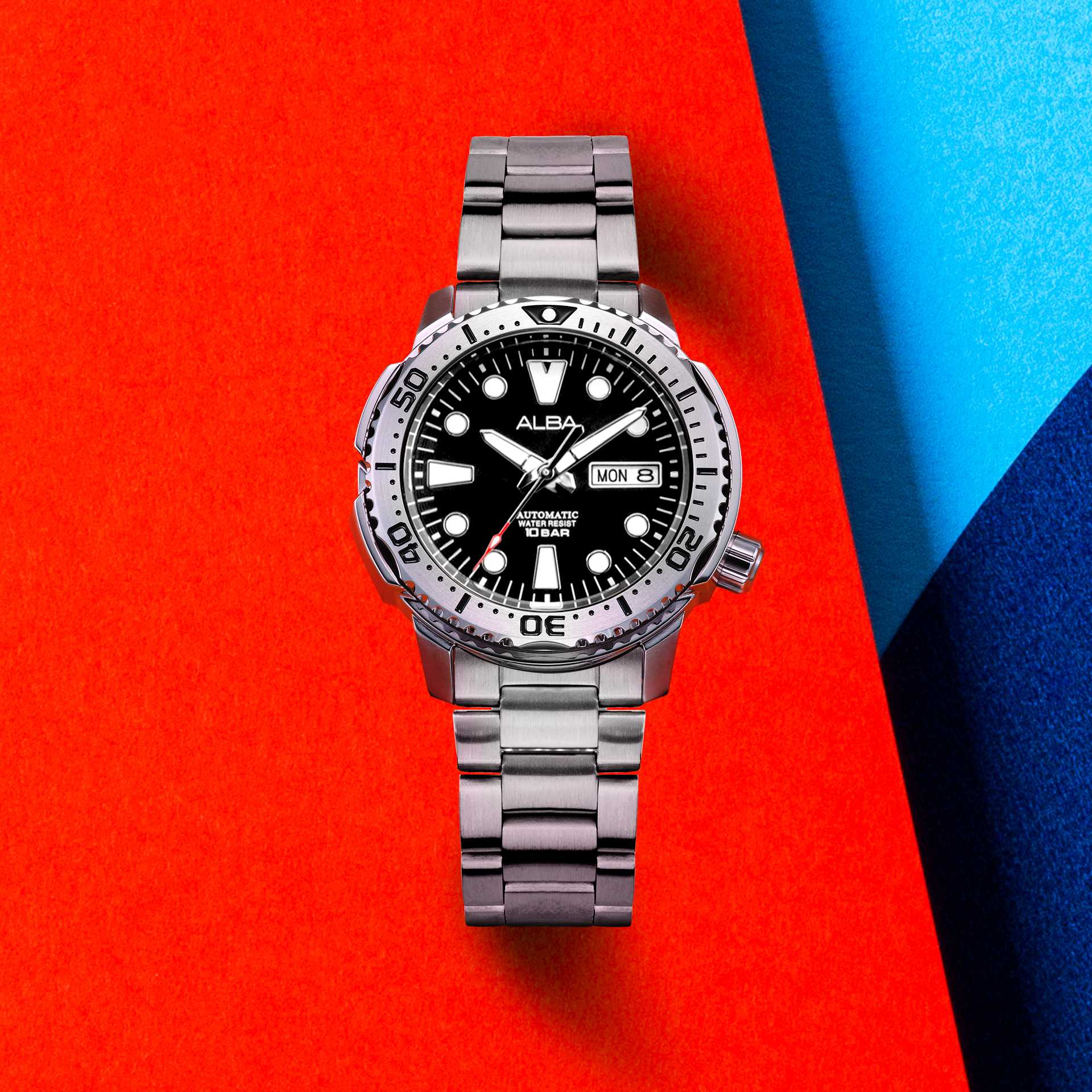 ALBA นาฬิกาข้อมือ Mini Tuna Automatic รุ่น AL4603X | LINE SHOPPING