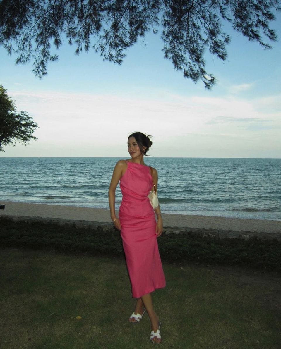 Nia dress - Hot pink | LINE SHOPPING