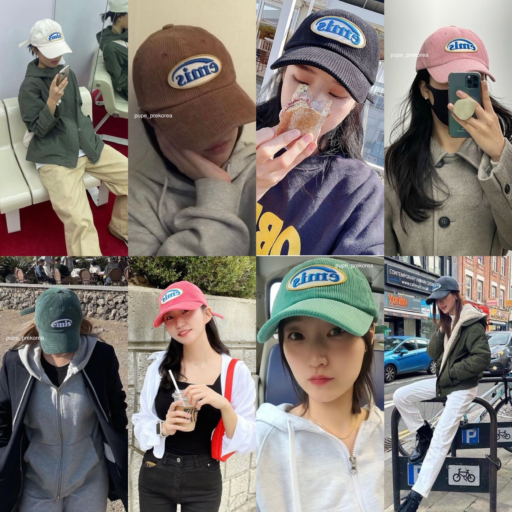 Emis cap(ลูกฟูก&ทูโทน) | LINE SHOPPING