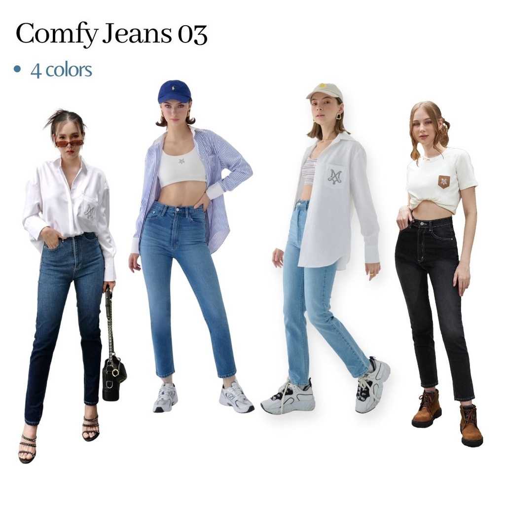 Merge Official - Comfy Jeans 03 4 Colors | LINE SHOPPING