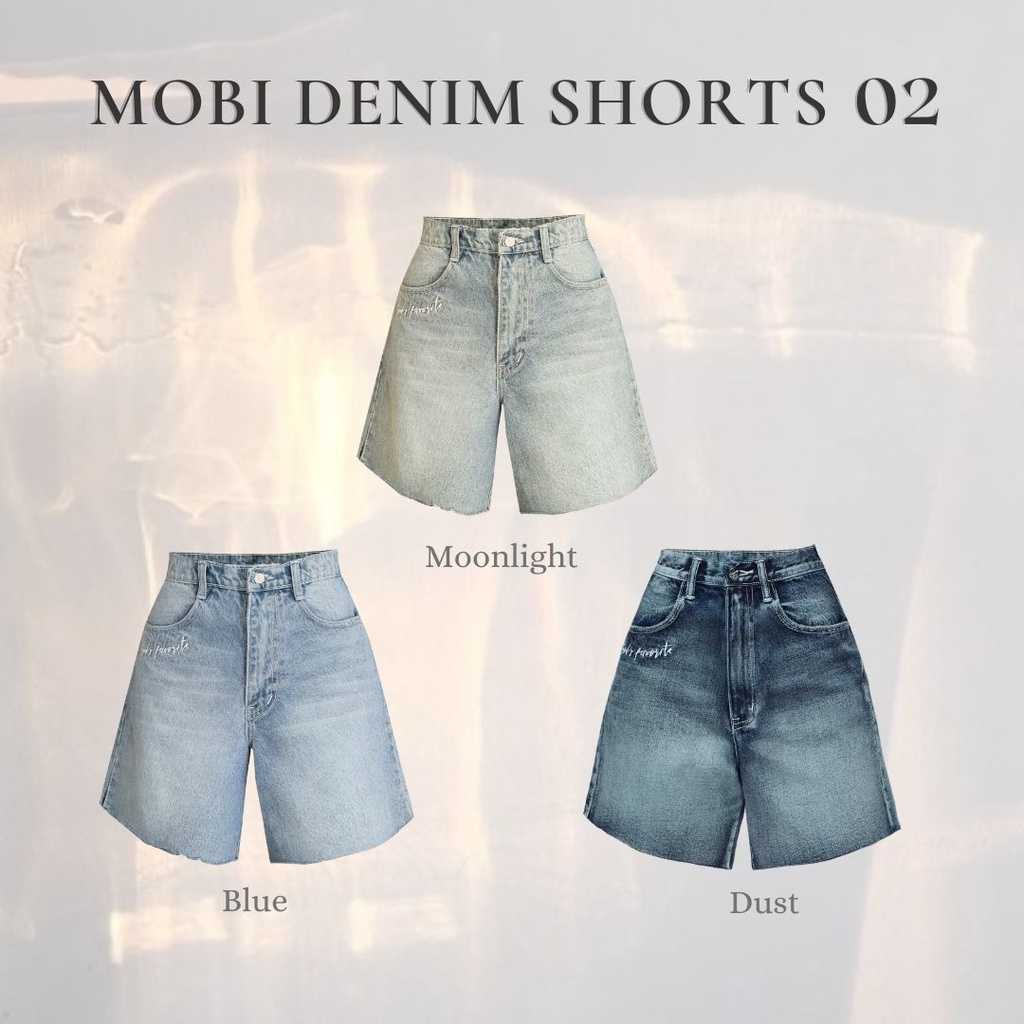 Merge Official - Mobi Denim Shorts 02 3 Colors | LINE SHOPPING