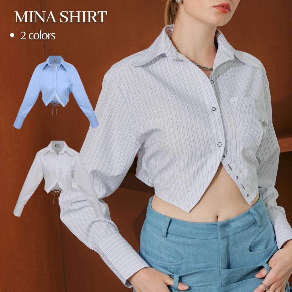 Merge Official - Mina Shirt 2 Colors | LINE SHOPPING