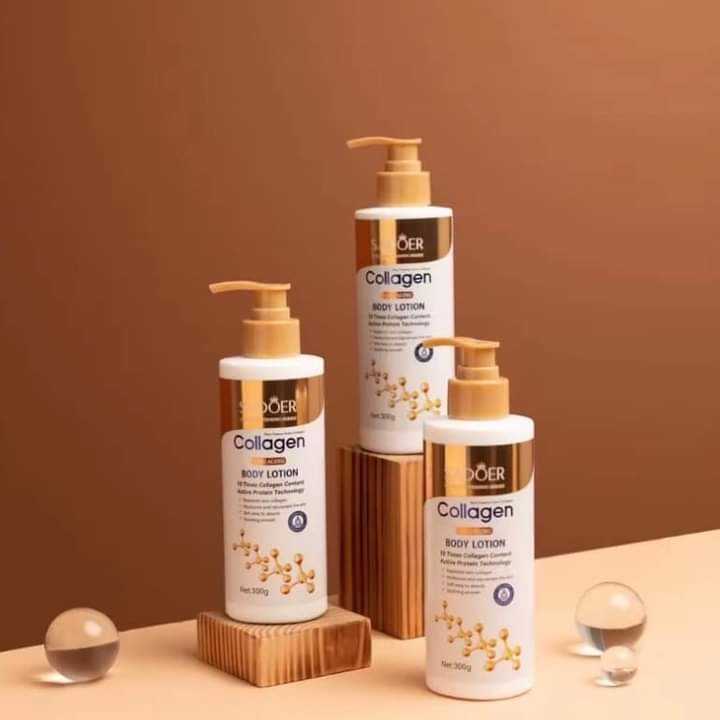 โลชั่นคอลลาเจนทองคำ SADOER Collagen Body Lotion 300ml. | LINE SHOPPING