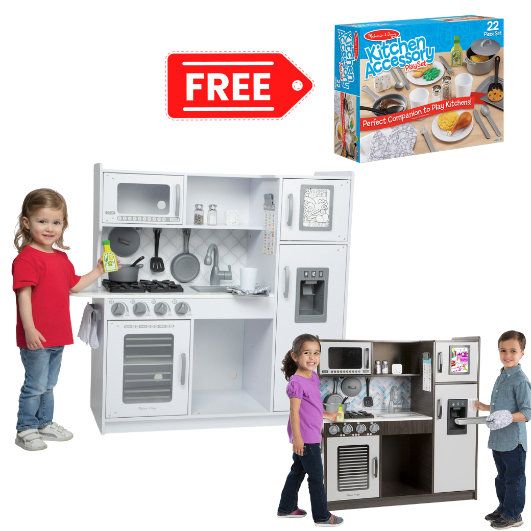 [หลากรุ่น] ครัวไม้อย่างดี Chef's Kitchen Set (3 สีให้เลือก) FREE ...