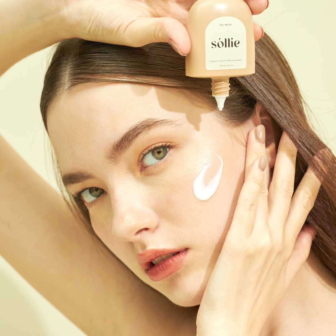 Sollie Sól Milky | Organic Vitamin Milk Sunscreen SPF50 PA++++ | กันแดด ...