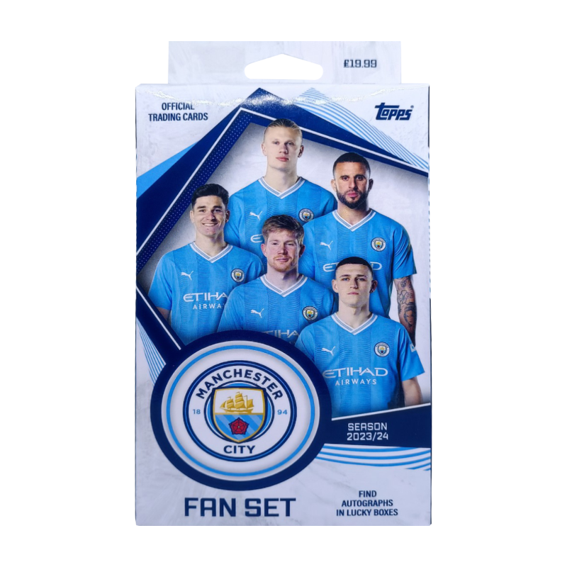 Topps Manchester City Fan Set 2023-24 - Topps Collection (26 cards + 2 ...
