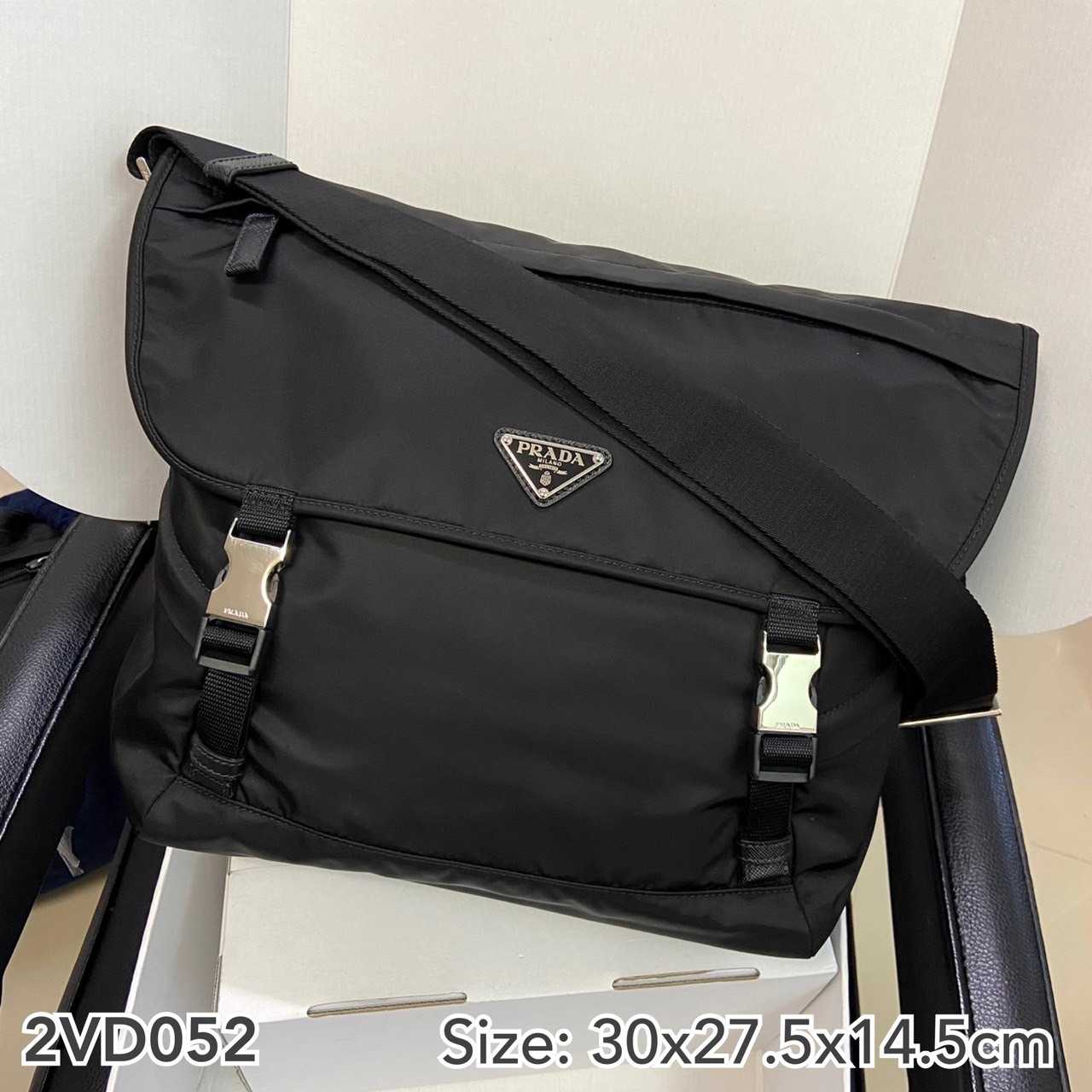 prada nylon messenger bag | LINE SHOPPING