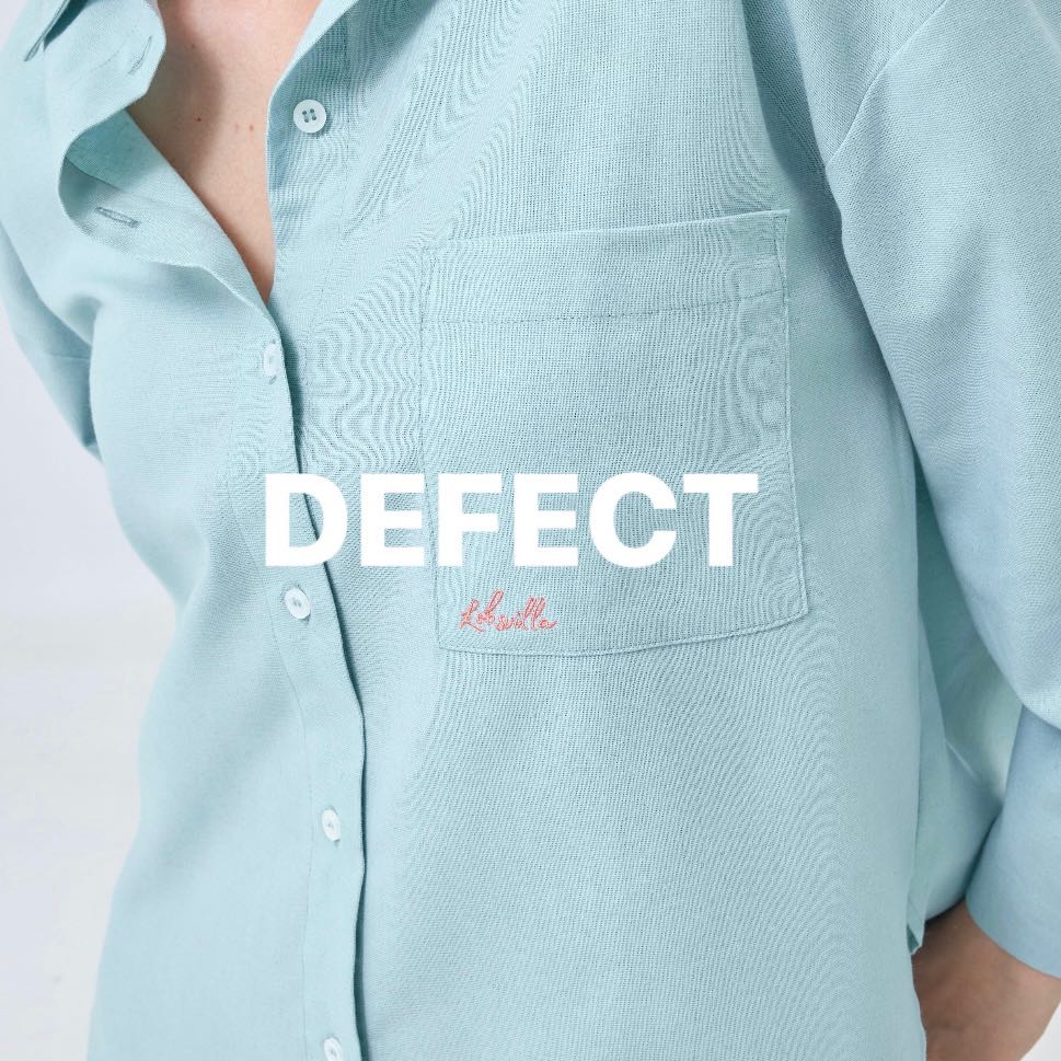 (DEFECT) Holm Shirt Turquoise | LINE SHOPPING