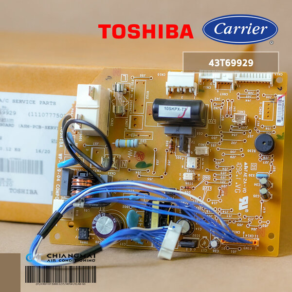43T69929 แผงวงจรแอร์ TOSHIBA แผงบอร์ดแอร์โตชิบ้า บอร์ดคอยล์เย็น รุ่น ...