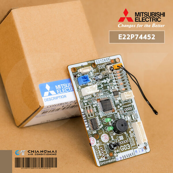 E22P74452 แผงรับสัญญาณรีโมทแอร์ Mitsubishi Electric ตัวรับสัญญาณแอร์ ...