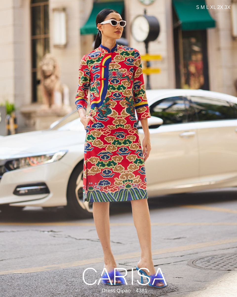Carisa เดรสกี่เพ้าแบบใหม่ งานผ้าคอตตอลสเปนเด็กซ์ใส่สบายมาก ไม่ร้อนไม่ ...