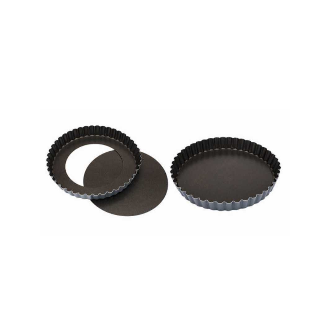 332227 EXOPAN LOOSE BOTTOMED FLUTED TART TIN 28 CM | LINE SHOPPING