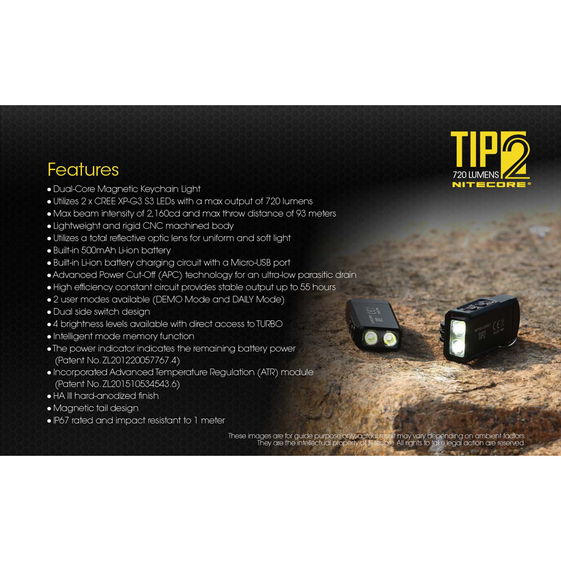 ไฟฉายพวงกุญแจ Nitecore Tip 2 | LINE SHOPPING