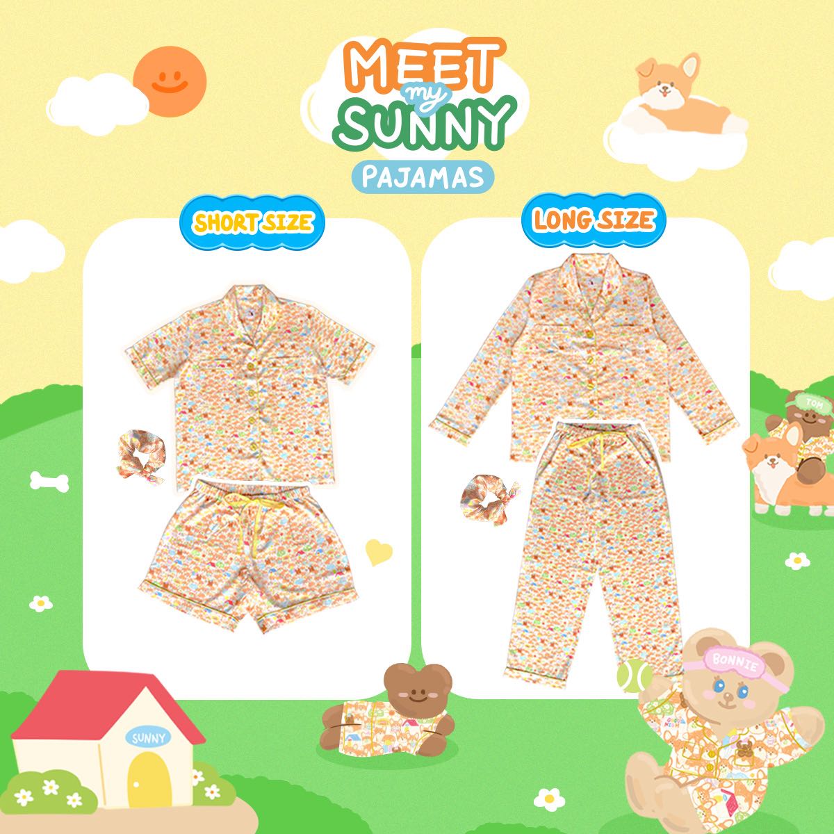 [สำหรับผู้ใหญ่] Meet my Sunny Pajamas l Hej Bonnie Official | LINE SHOPPING