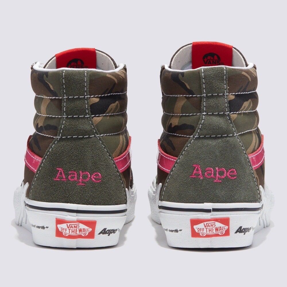 VANS SK8-HI BOLT AAPE CAMO | LINE SHOPPING