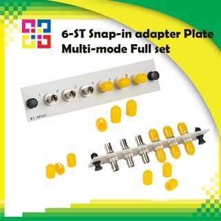 6-ST Snap-in adapter Plate Single-mode Full set | LINE SHOPPING