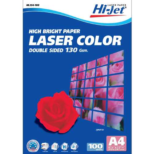 Hi-jet กระดาษอาร์ตด้าน Laser Matt High Bright Art Matt Paper 130 แกรม ...