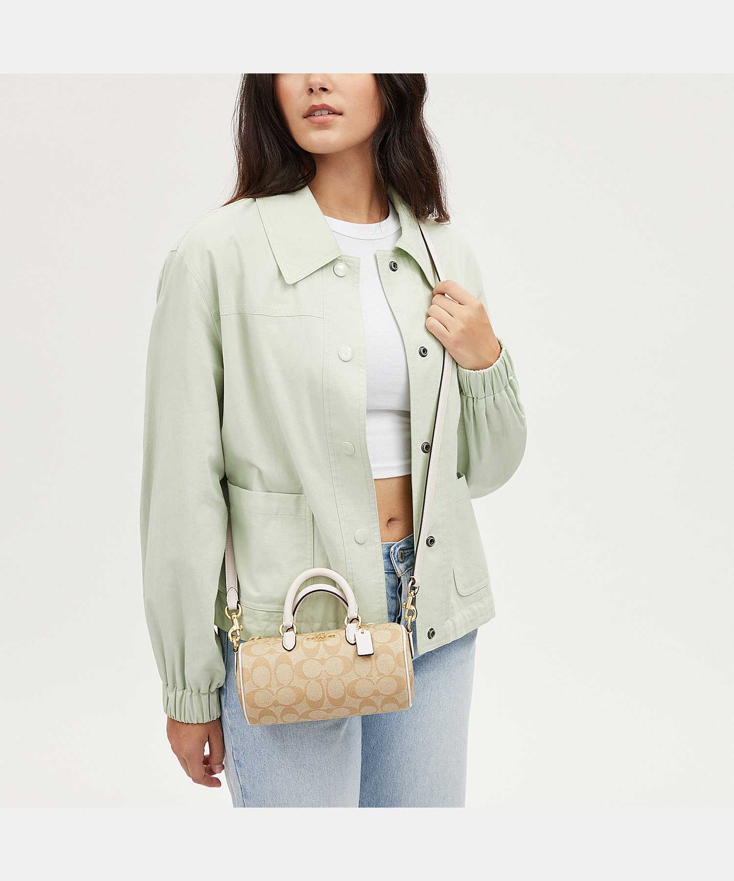 COACH LACEY CROSSBODY IN SIGNATURE CANVAS CO990 IMDQC | LINE SHOPPING