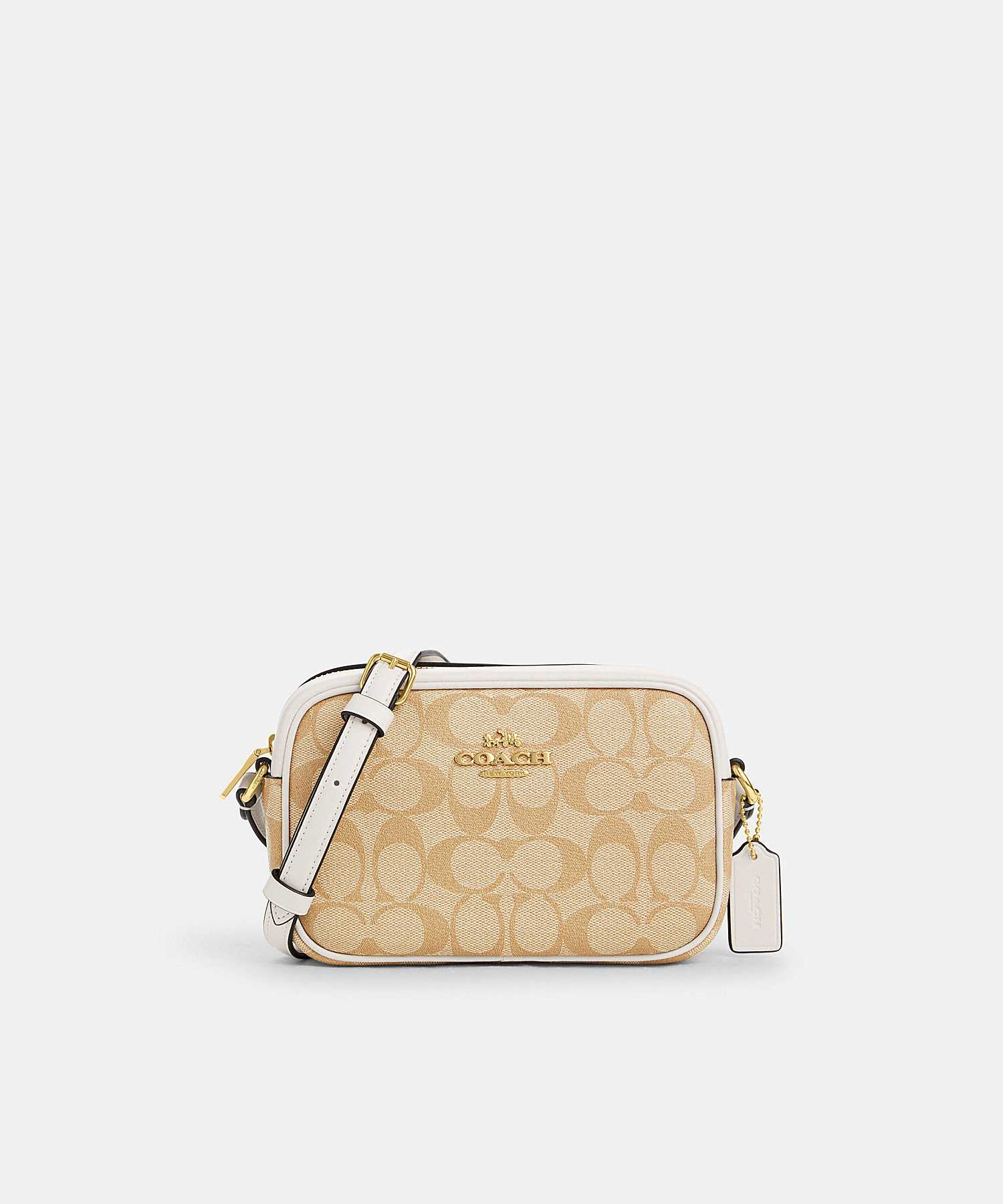 COACH MINI JAMIE CAMERA BAG IN SIGNATURE CANVAS CQ874 IMDQC | LINE SHOPPING