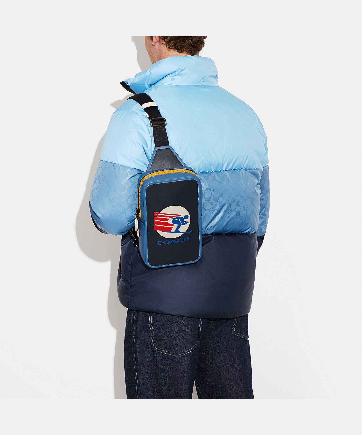 COACH SULLIVAN PACK WITH SKI SPEED GRAPHIC CE524 QBF23 | LINE SHOPPING