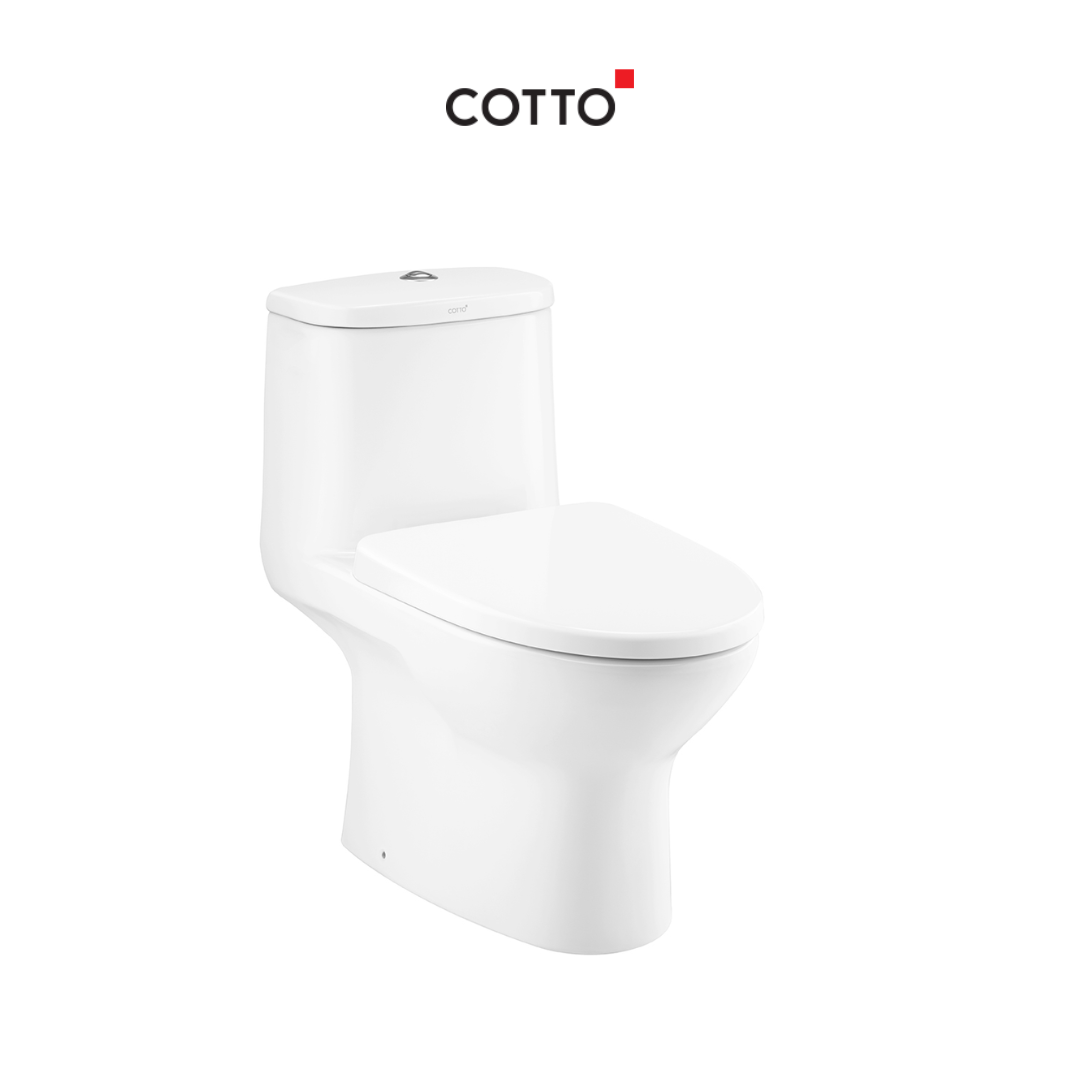 PRE-Order: COTTO C1032 MBK สุขภัณฑ์ชิ้นเดียว รุ่น ซิมพลี โมดิช 2.5/4 ...