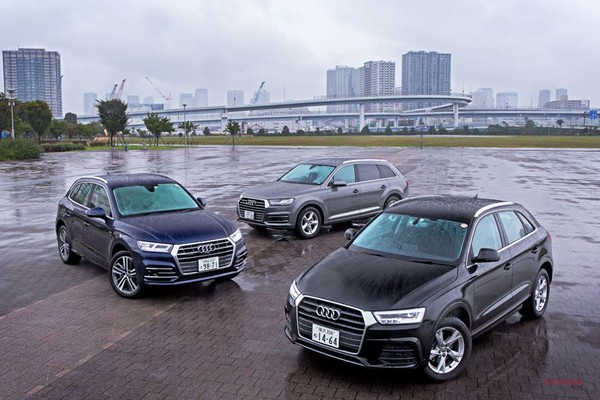 アウディQモデルがソックリな件 でも乗ってみると？ Q3／Q5／Q7に一気乗り（AUTOCAR JAPAN）