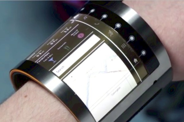 紙のように軽く折り曲げられる新世代ディスプレイ「Flexible OLCD」（bouncy）