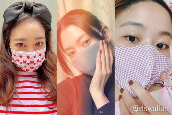 三吉彩花も手作り！ファッショニスタ達の個性が光る♡マスクスタイル5選（girlswalker）