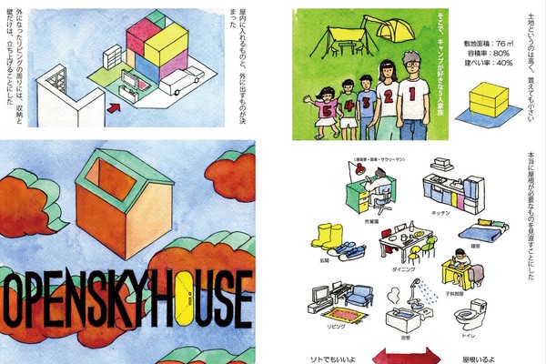 open sky house 鈴木理考建築都市事務所+座二郎（note（ノート））