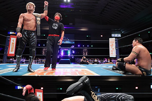 【新日本】SANADAが“元全日本対決"でタイチ料理 タッグ防衛に弾み（プロレス/格闘技DX）